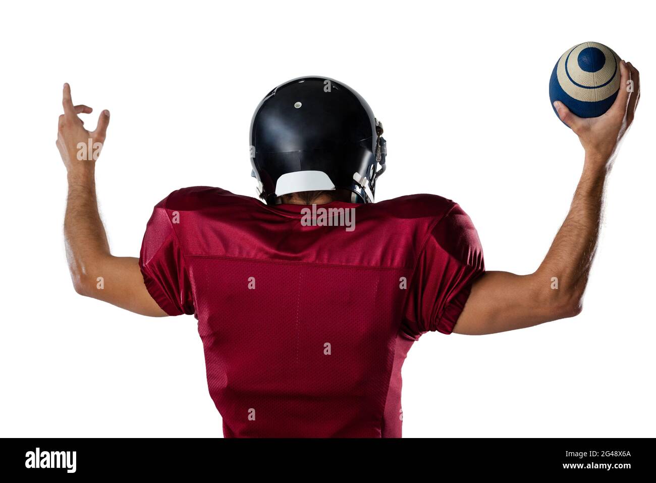 Football arms raised hi-res stock photography and images - Alamy