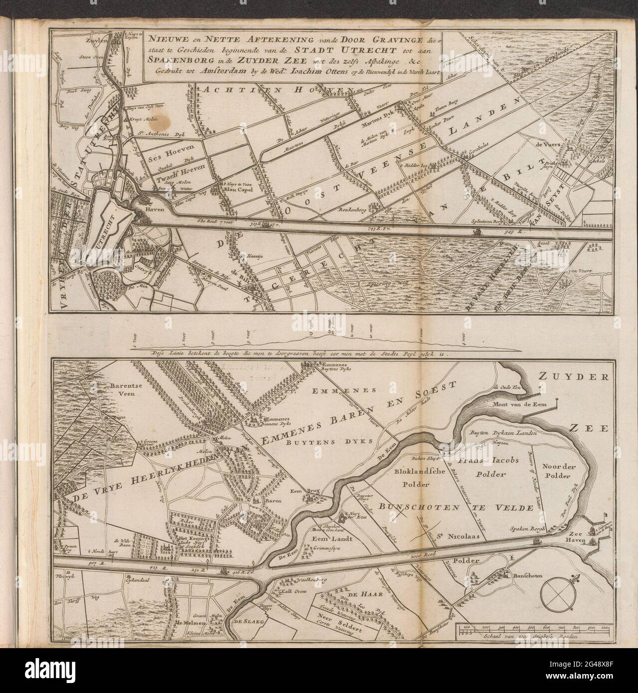 Zuiderzee map hi-res stock photography and images - Alamy