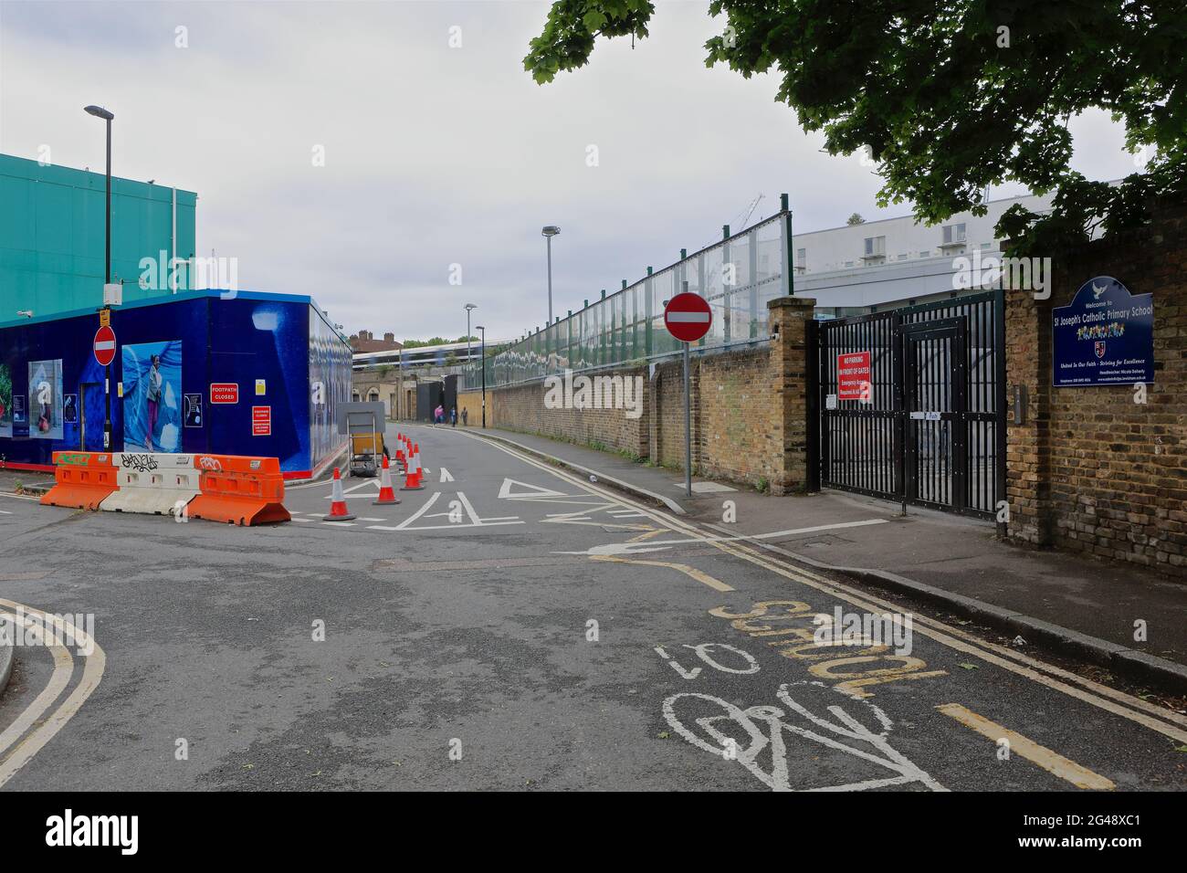 London (UK), June 2021: The Construction of London's new sewage ...