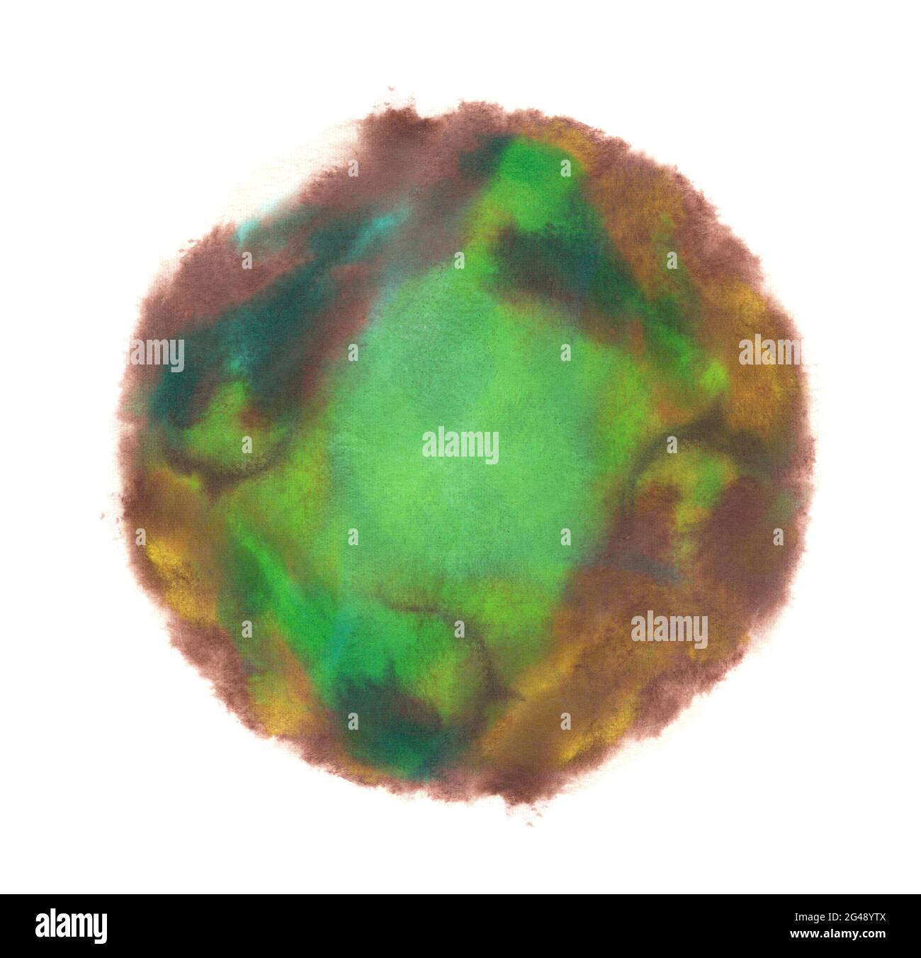 Watercolour green splash hi-res stock photography and images - Alamy