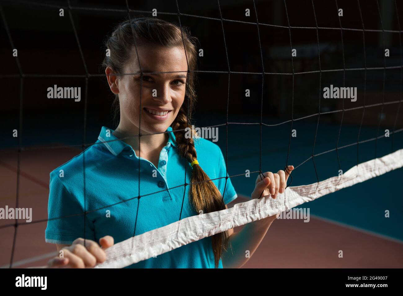 Portrait professional sportsperson standing confidence hi-res stock ...