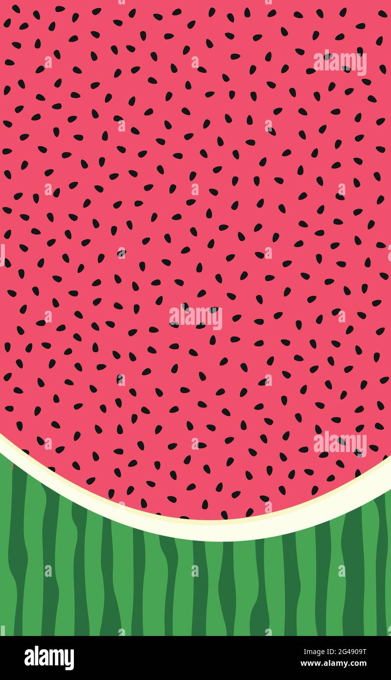 Realistic background of ripe red - pink watermelon - Vector ...