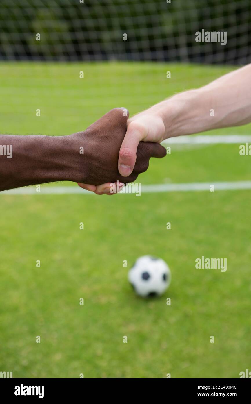 Soccer player hand up High Resolution Stock Photography and Images - Alamy