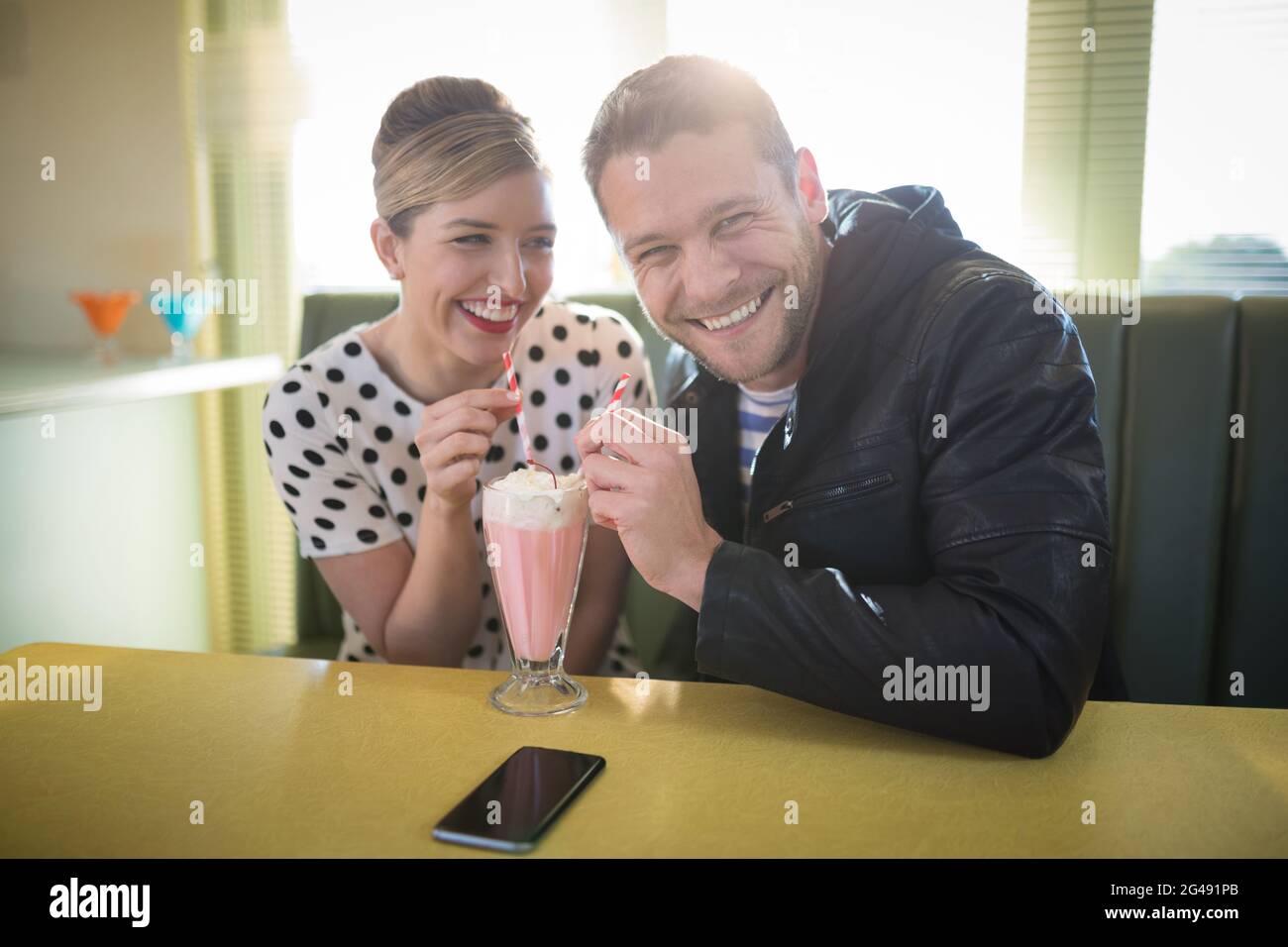 Old fashioned milkshake hi-res stock photography and images - Alamy
