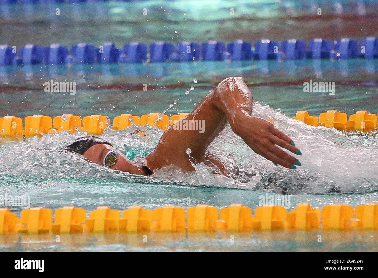 Anna Egorova of CS Clichy 92 Finale 800 m Nage Libre during the 2021 ...