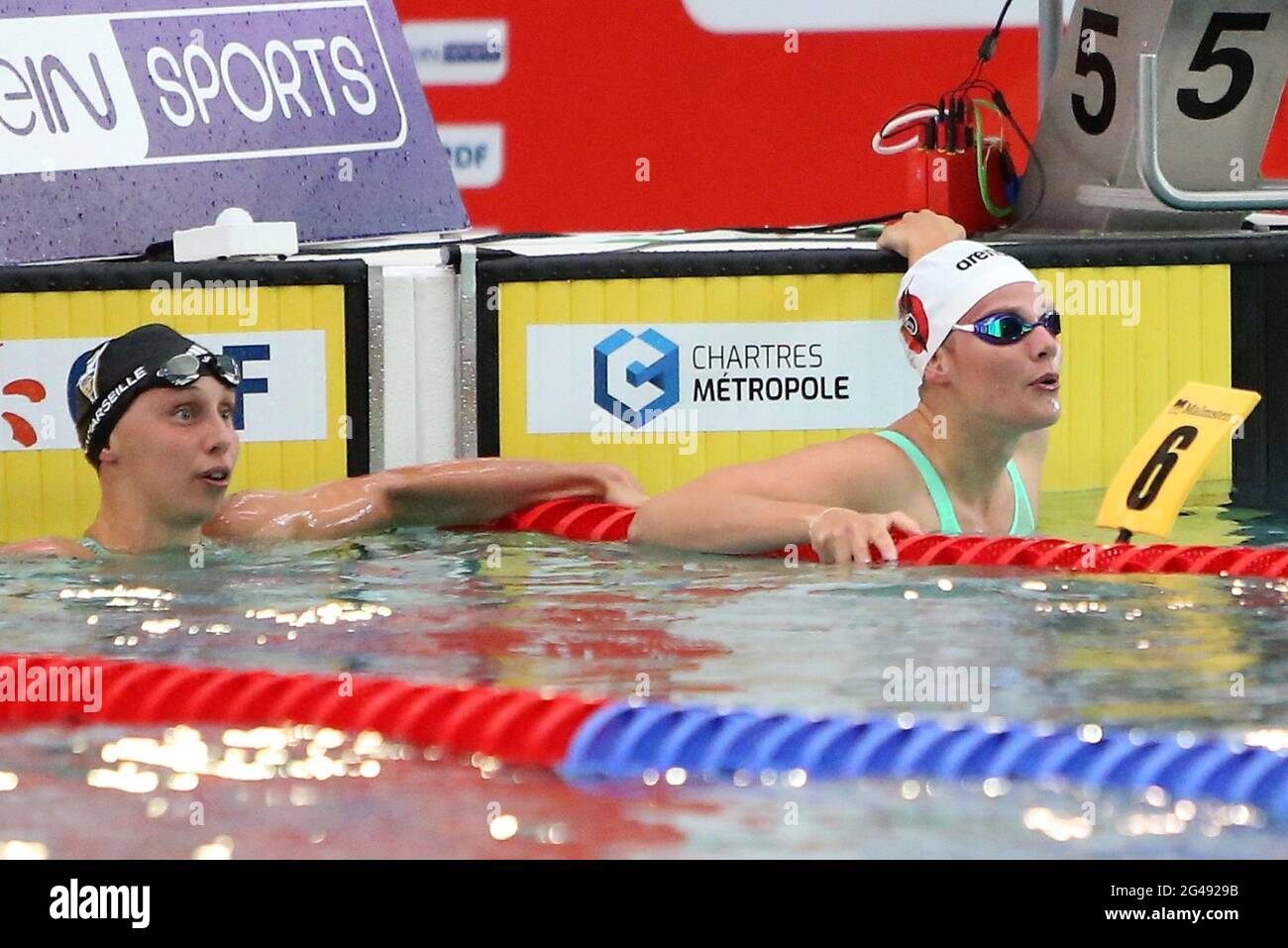 Marie Wattel of CN Marseille Finale 100 m Nage Libre during the 2021 ...