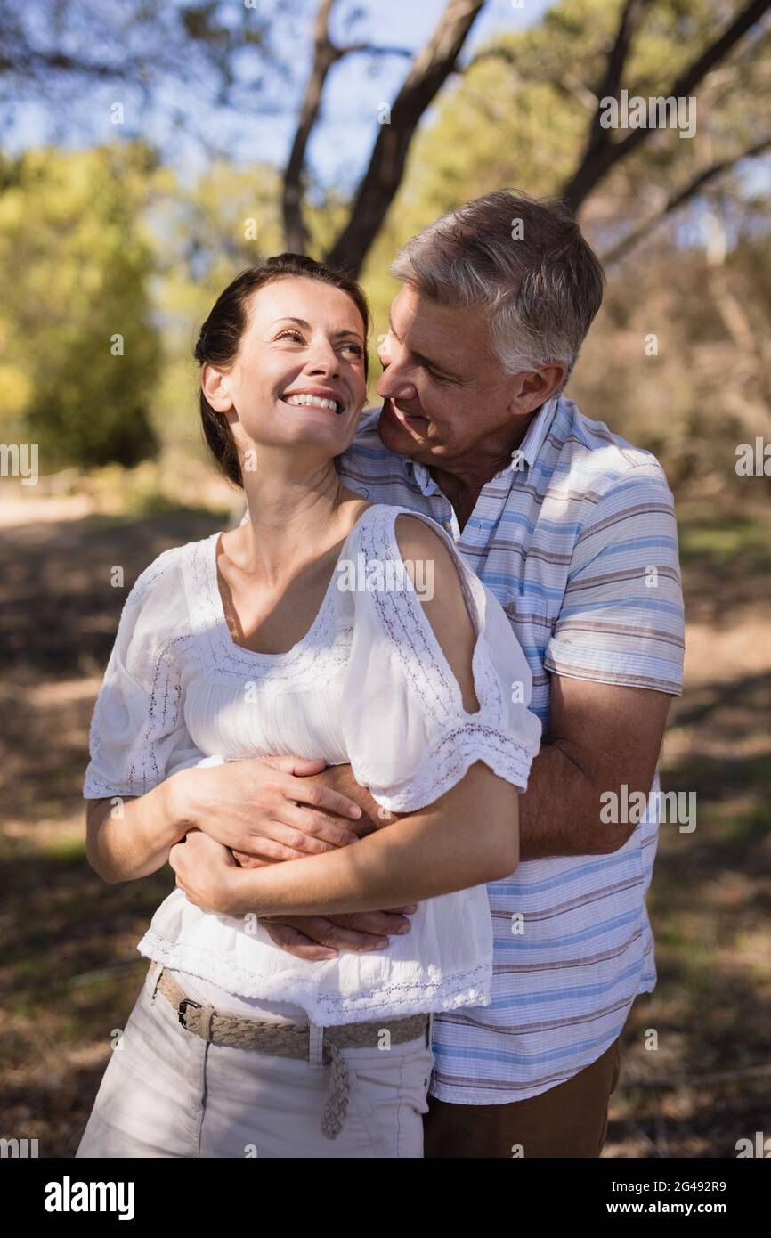 Romantic couple embracing each other Stock Photo - Alamy