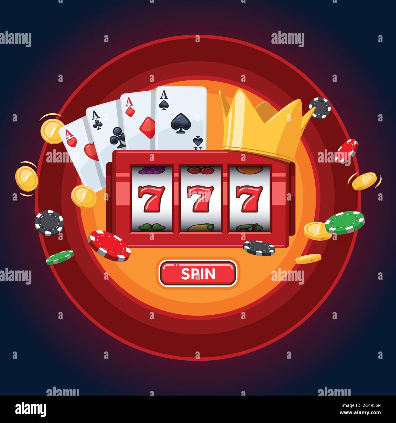 Lucky games Stock Vector Images - Alamy