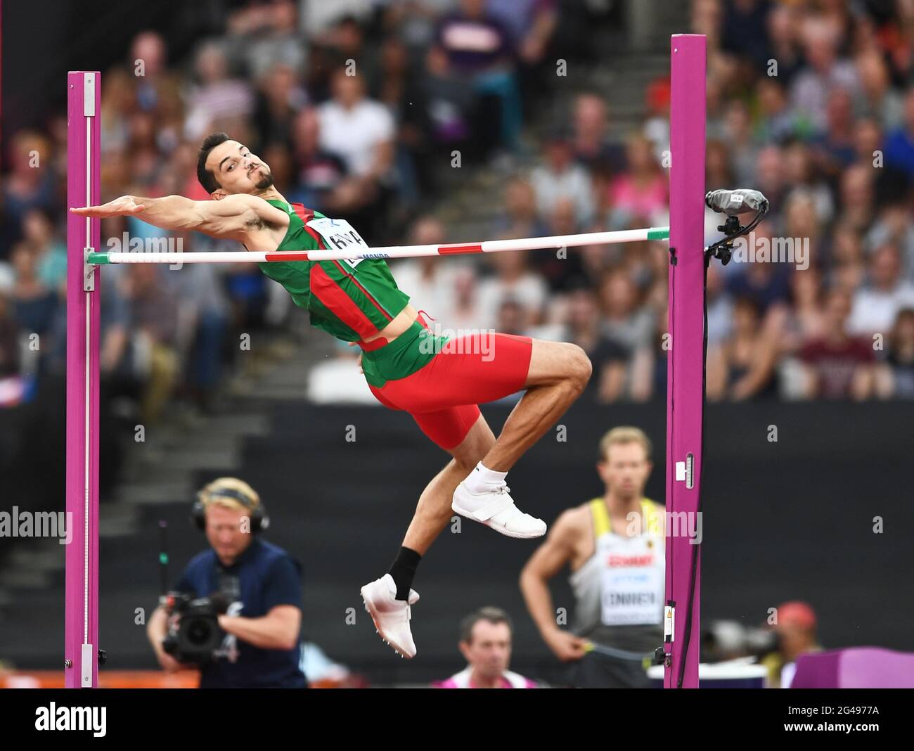 Edgar Rivera (Mexico). High Jump Final. IAAF World Championships London ...