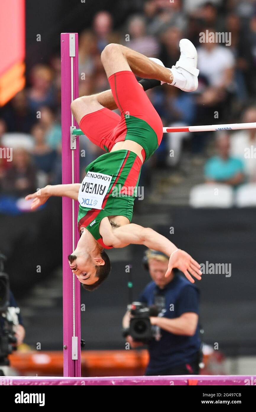 Edgar Rivera (Mexico). High Jump Final. IAAF World Championships London ...