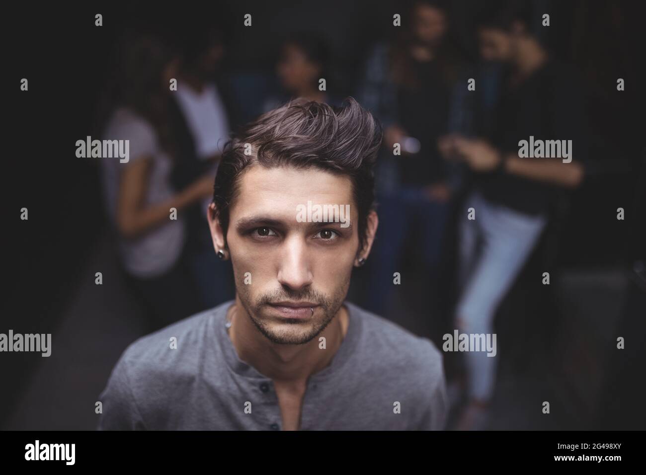 Indian man young high angle hi-res stock photography and images - Alamy