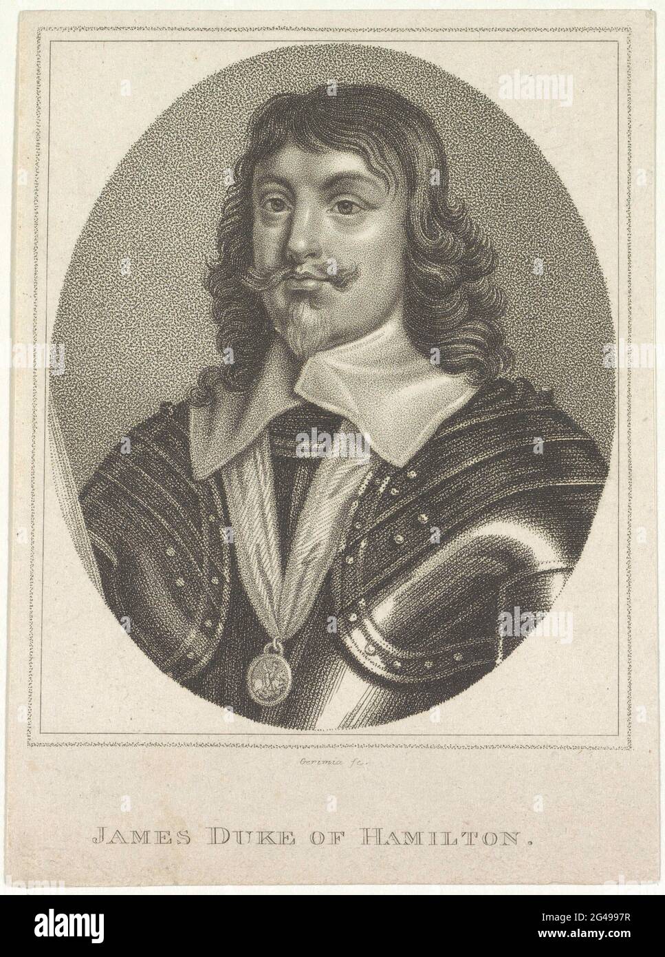 Portrait of James Hamilton I, Hilton Duke Stock Photo - Alamy