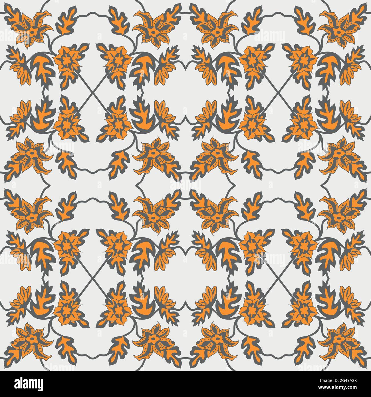 Damask seamless pattern Stock Vector Images - Alamy