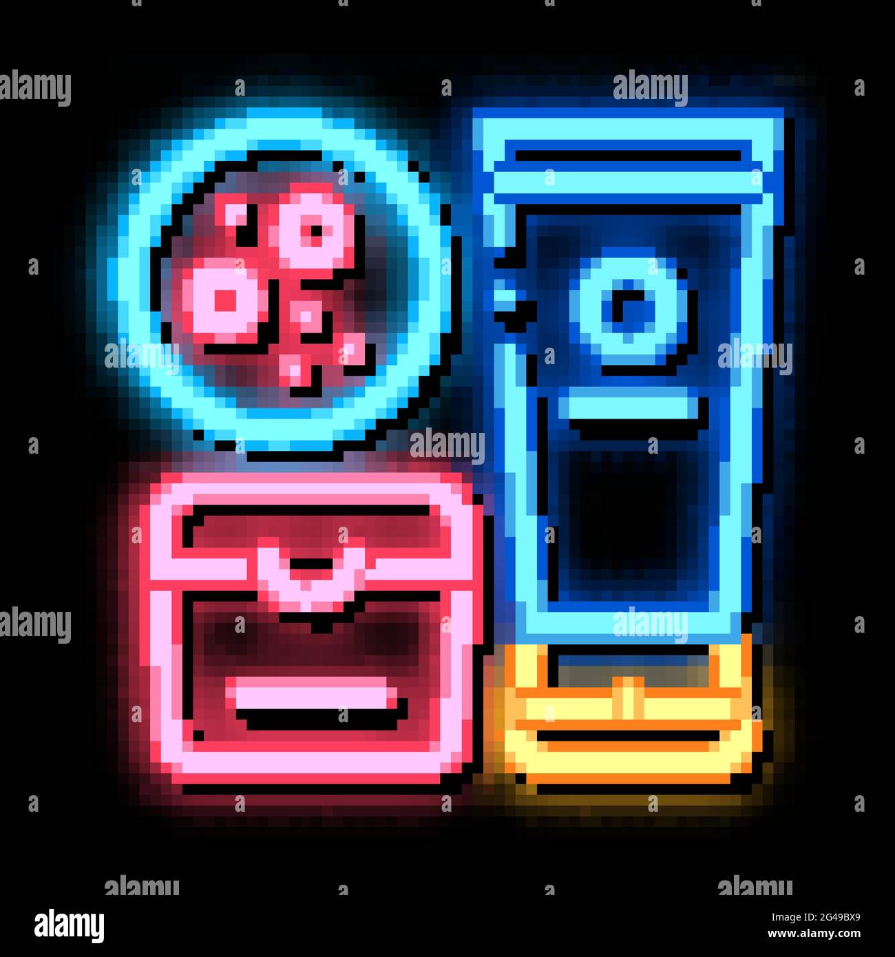 cosmetics to solve problem neon glow icon illustration Stock Vector ... cosmetics to solve problem neon glow icon illustration Stock Vector ...