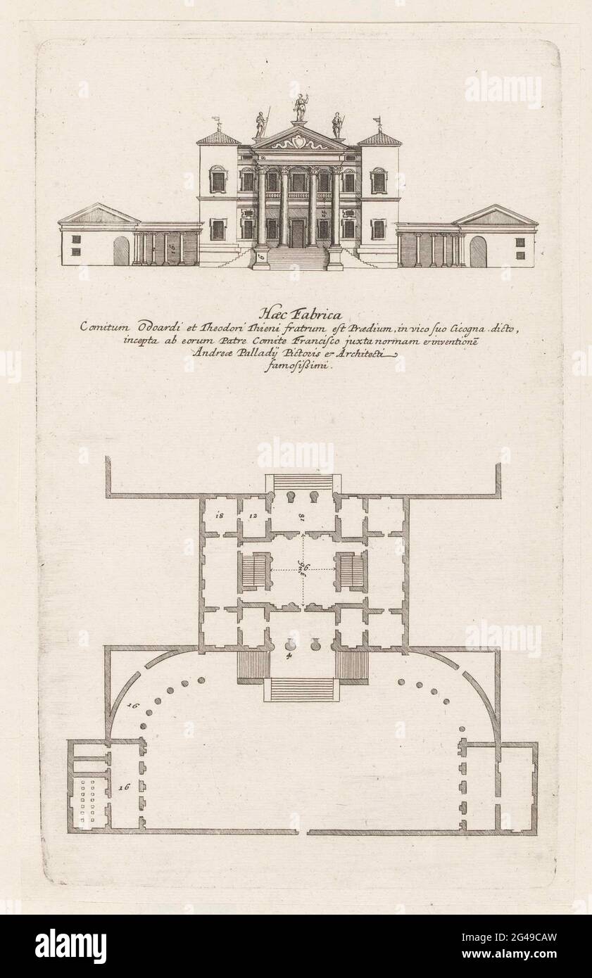 Map of villas hi-res stock photography and images - Alamy