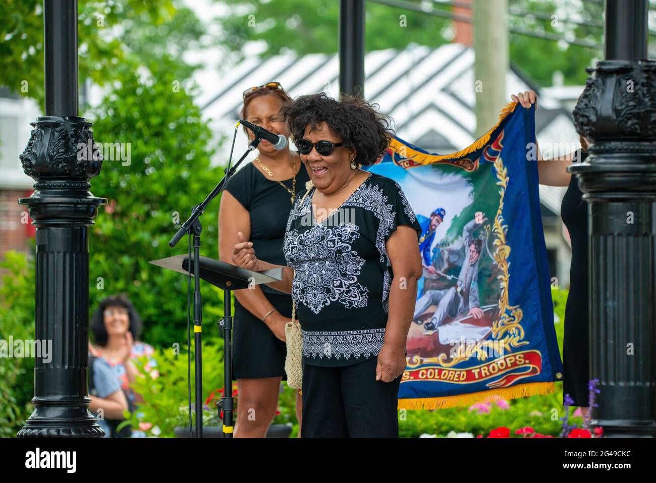 Cape May, United States. 19th June, 2021. Mrs. Emily Dempsey makes ...