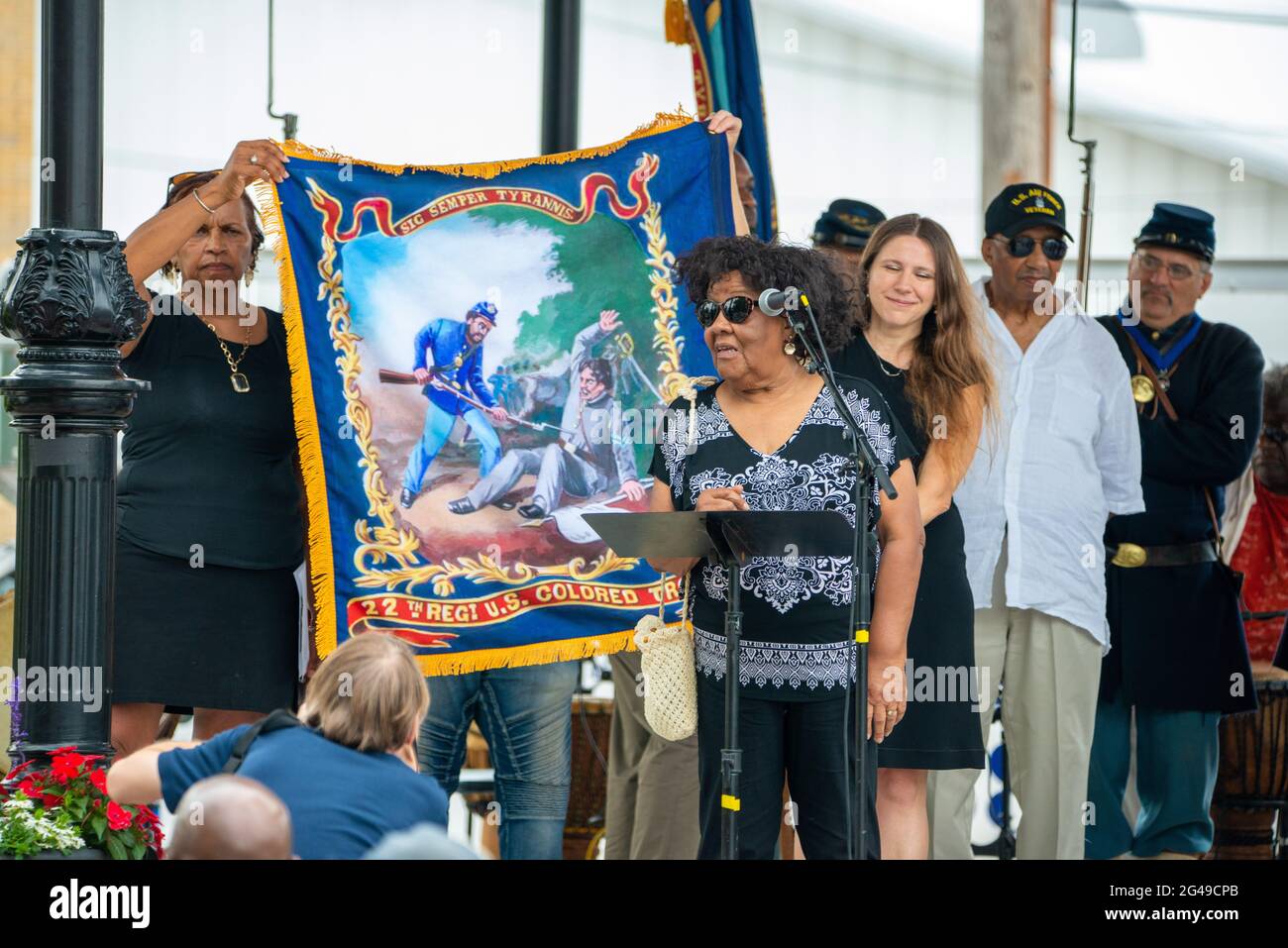Cape May, United States. 19th June, 2021. Mrs. Emily Dempsey makes ...