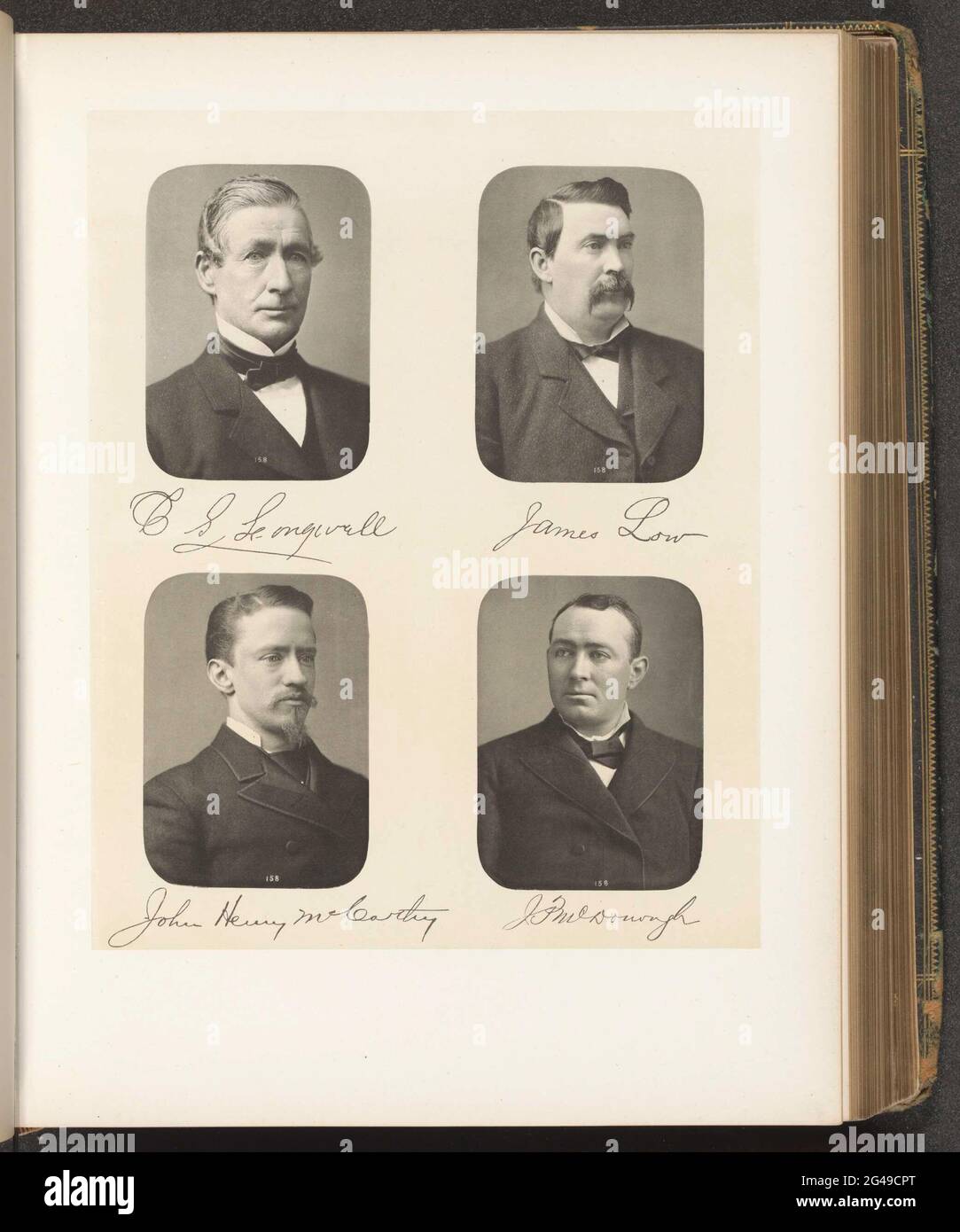 Portraits of four members of the Lower House of the State New York. At ...