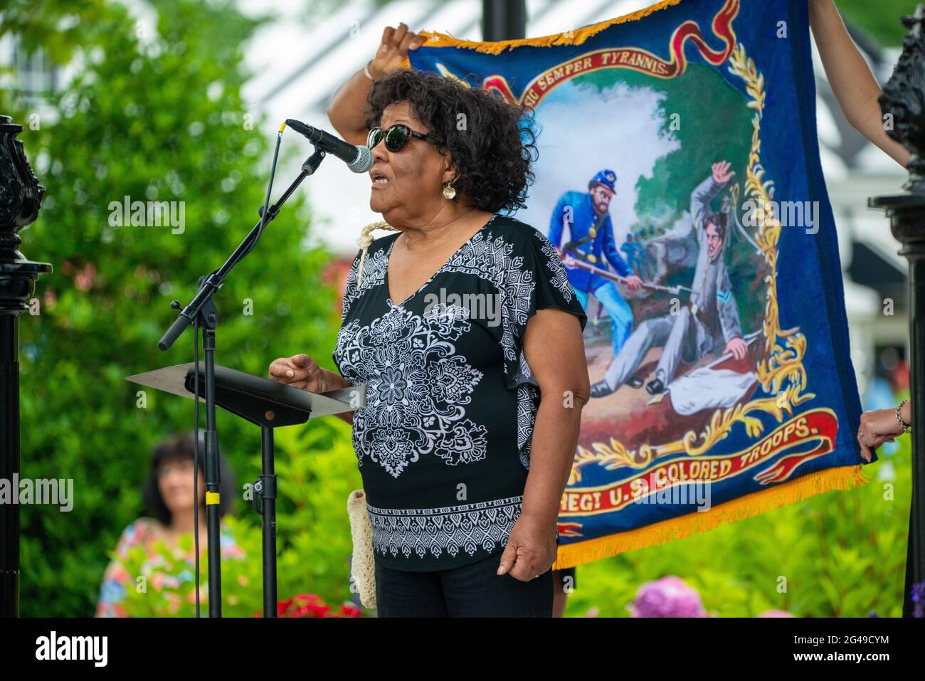 Cape May, United States. 19th June, 2021. Mrs. Emily Dempsey makes ...