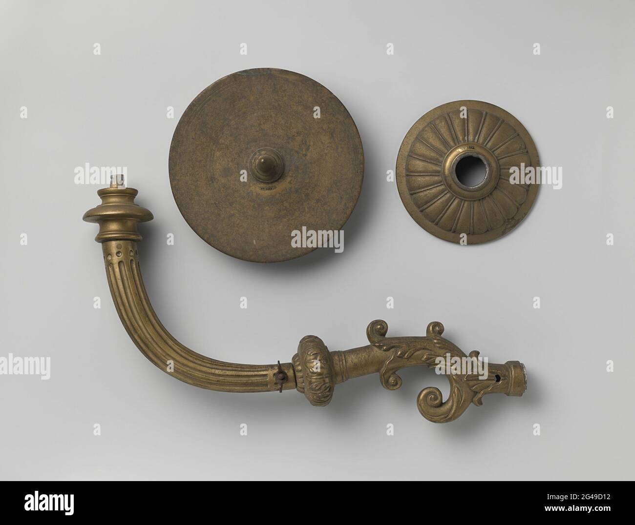 Light arm. Light arm of brass Stock Photo - Alamy