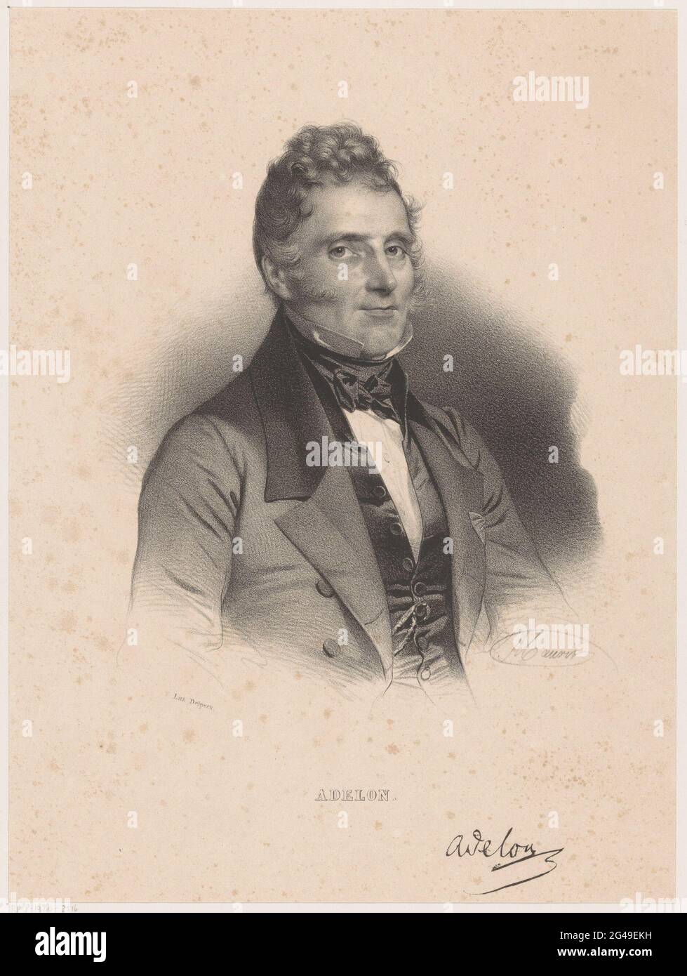 Portrait of Nicolas Philibert Adelon. Portrait of Nicolas Philibert ...