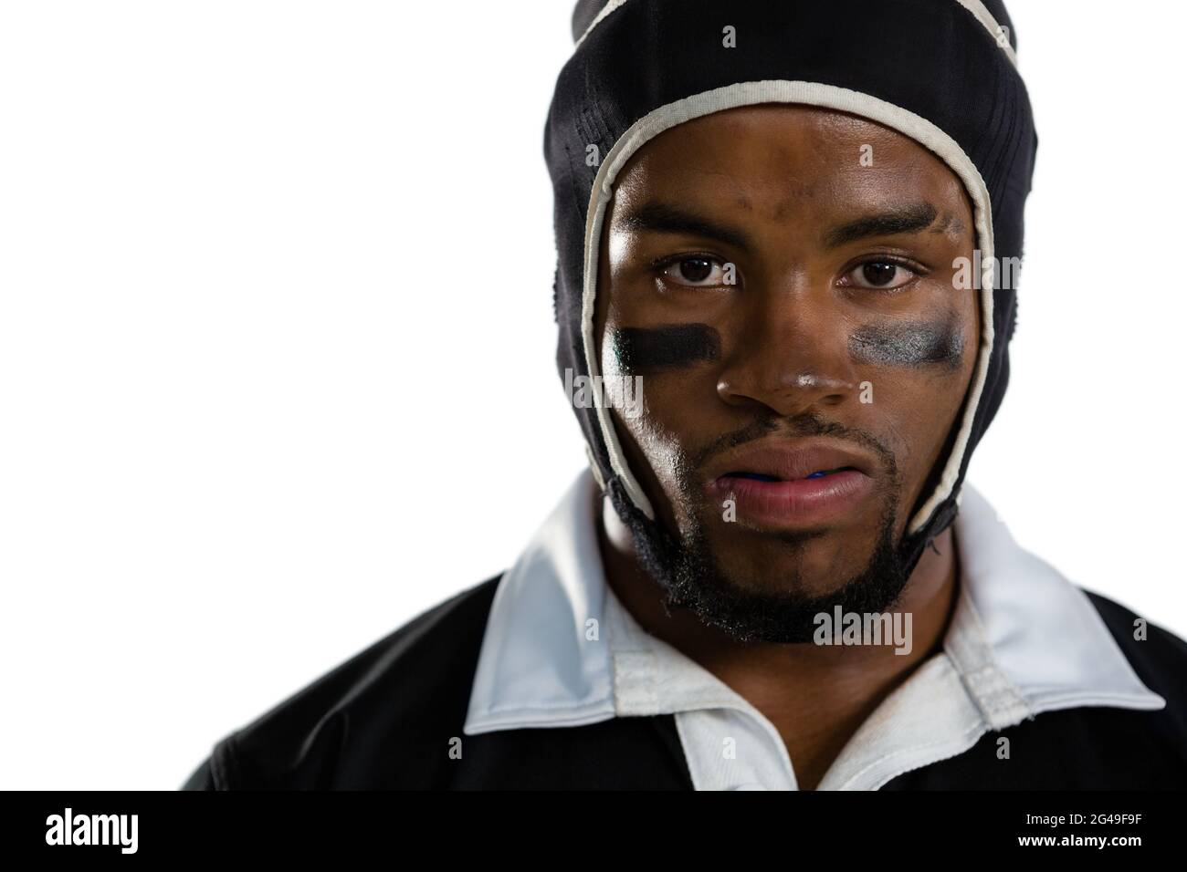 Rugby player face close up hi-res stock photography and images - Alamy