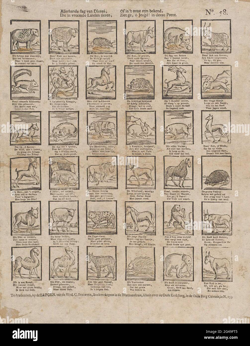 All kinds of battle of animals; / Who tieren in foreign countries, / or ...