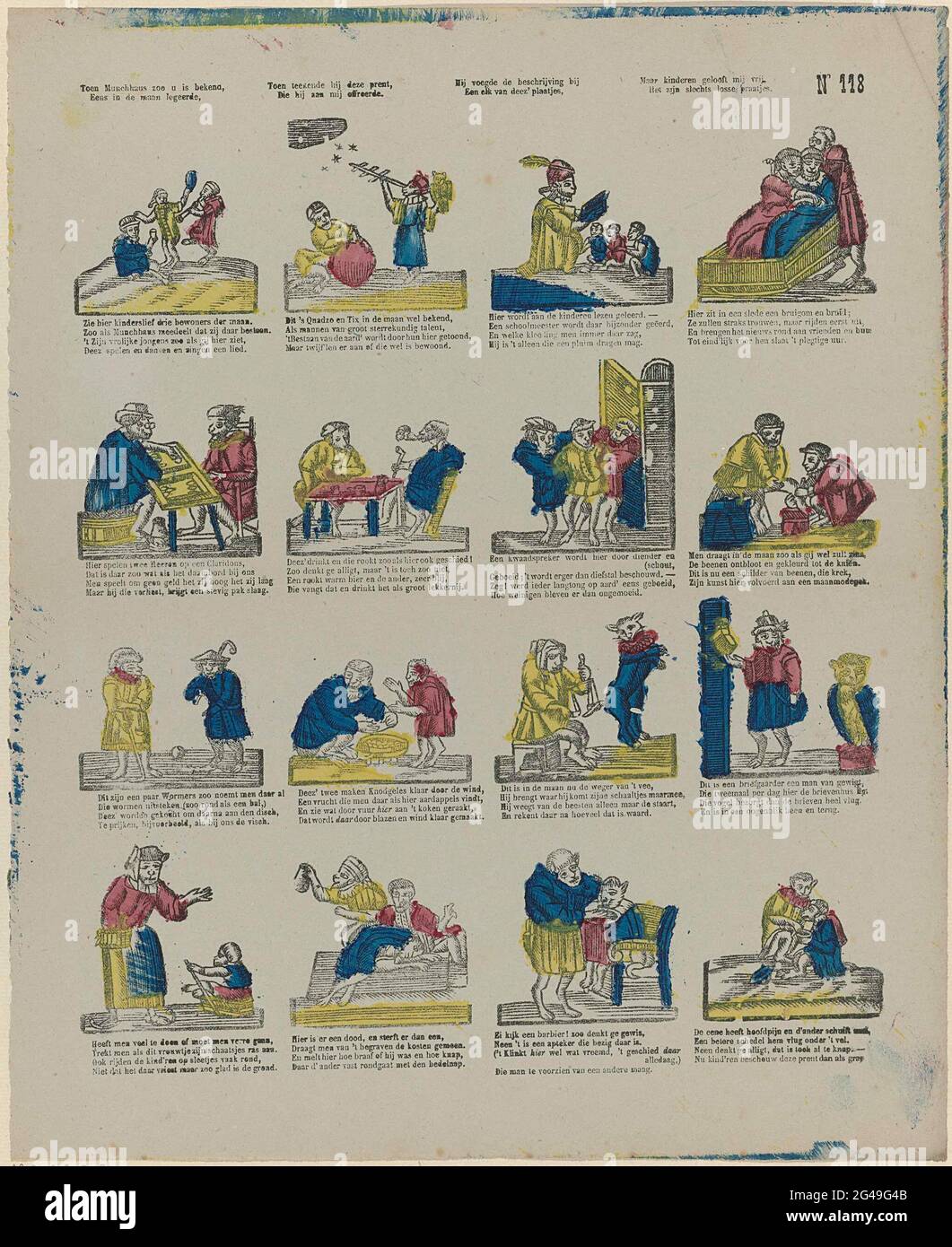 When Munchhaus is known as you are known in the moon [(...)]. Leaf with ...