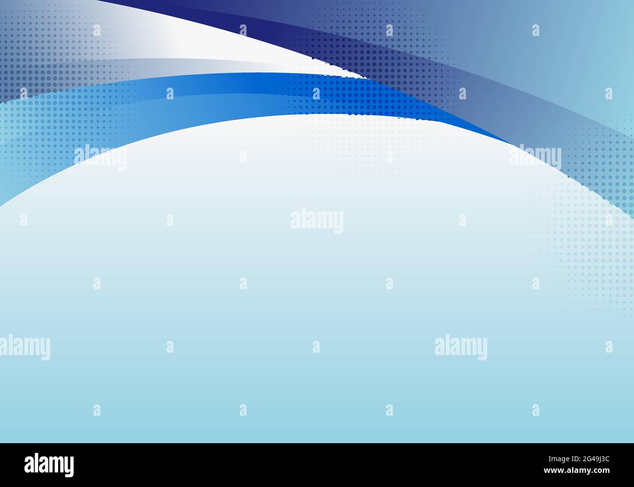 Abstract blue curve shape header template background with halftone ... Abstract blue curve shape header template background with halftone ...