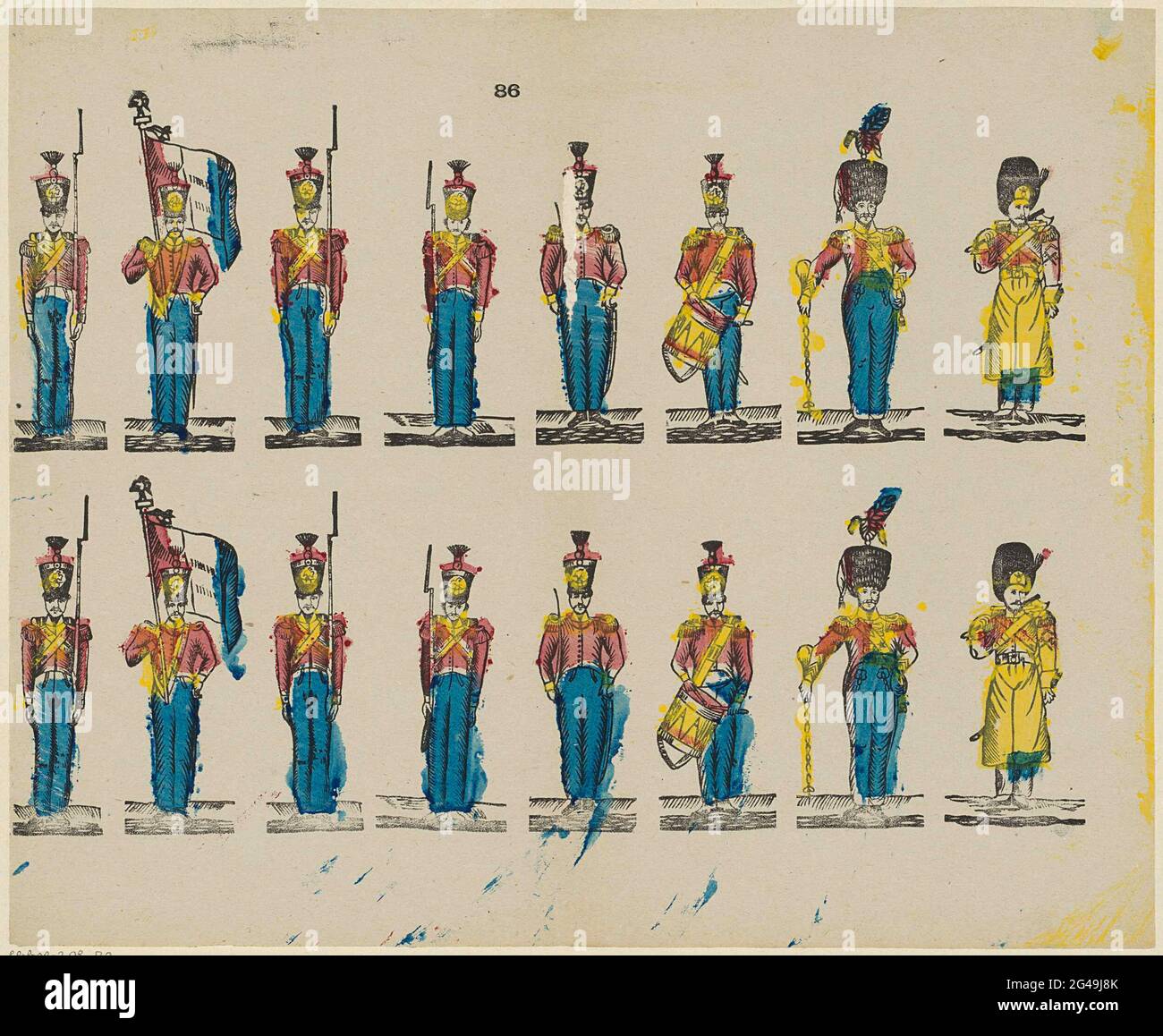 16 numbered figures hi-res stock photography and images - Alamy