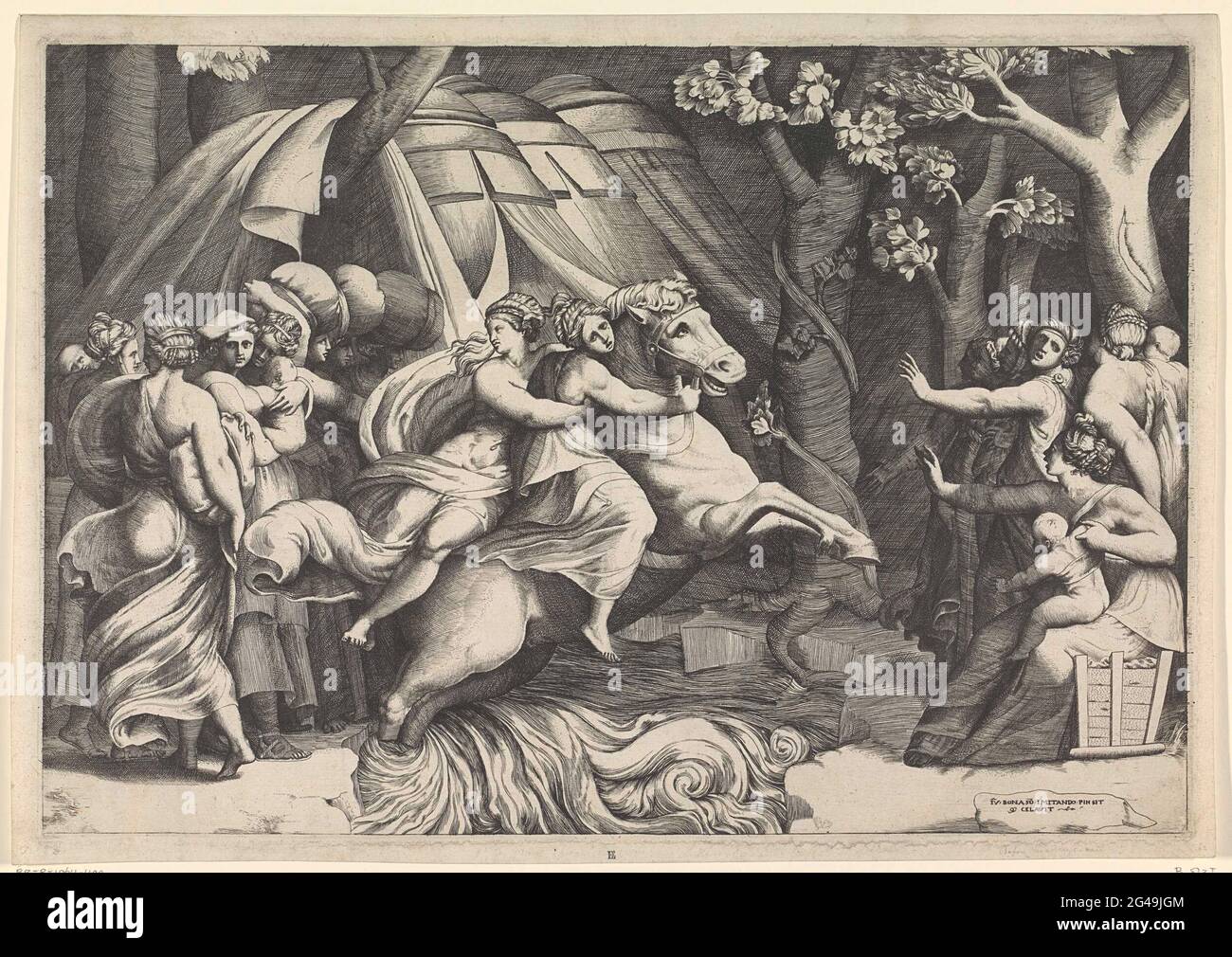 Clolelia crosses the tiber. The cloelia escaped from captivity to Rome ...