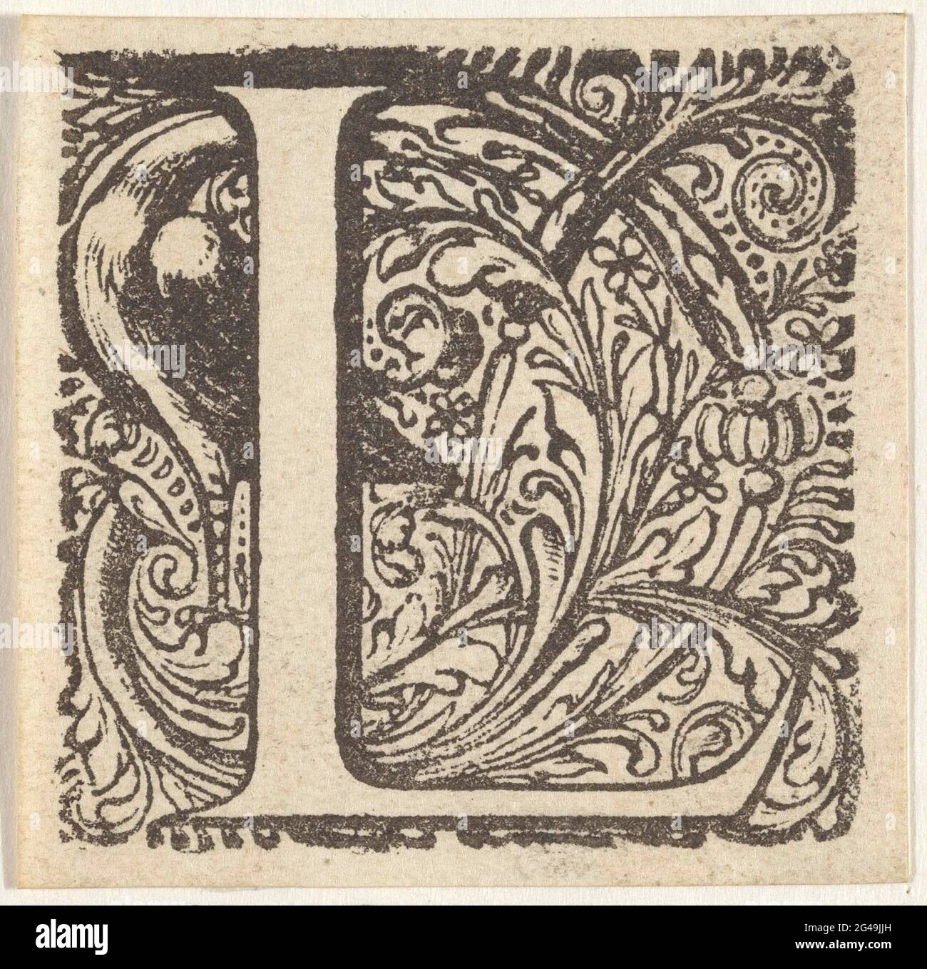 Letter L in a picture frame Stock Photo - Alamy