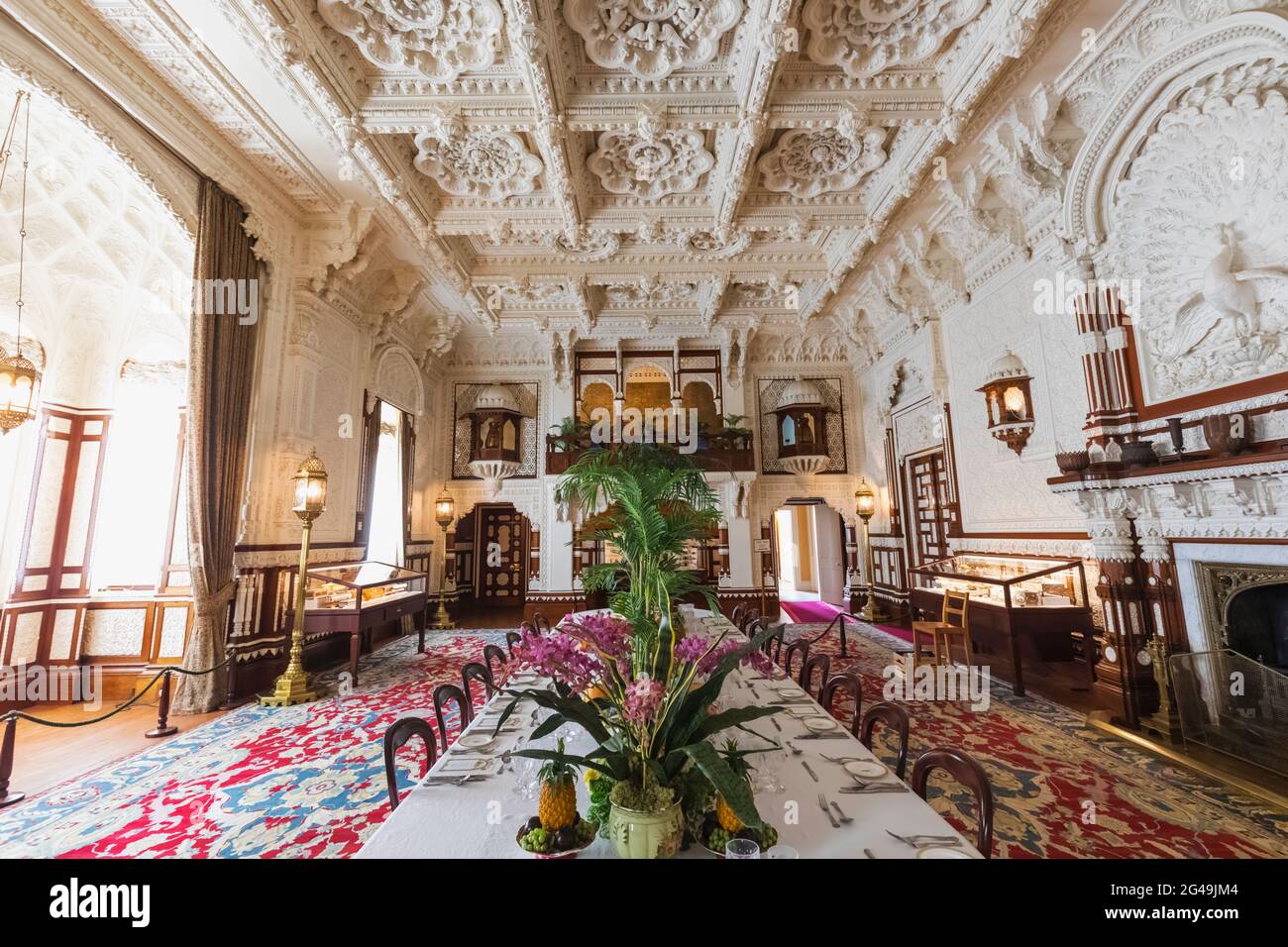 England, Isle of Wight, East Cowes, Osborne House, The Palatial Former ...