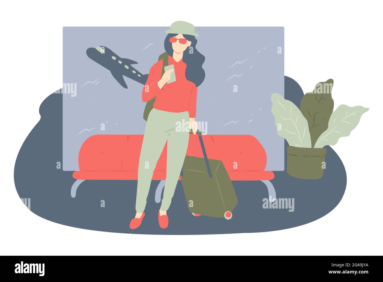 Hand woman holding white Stock Vector Images - Alamy