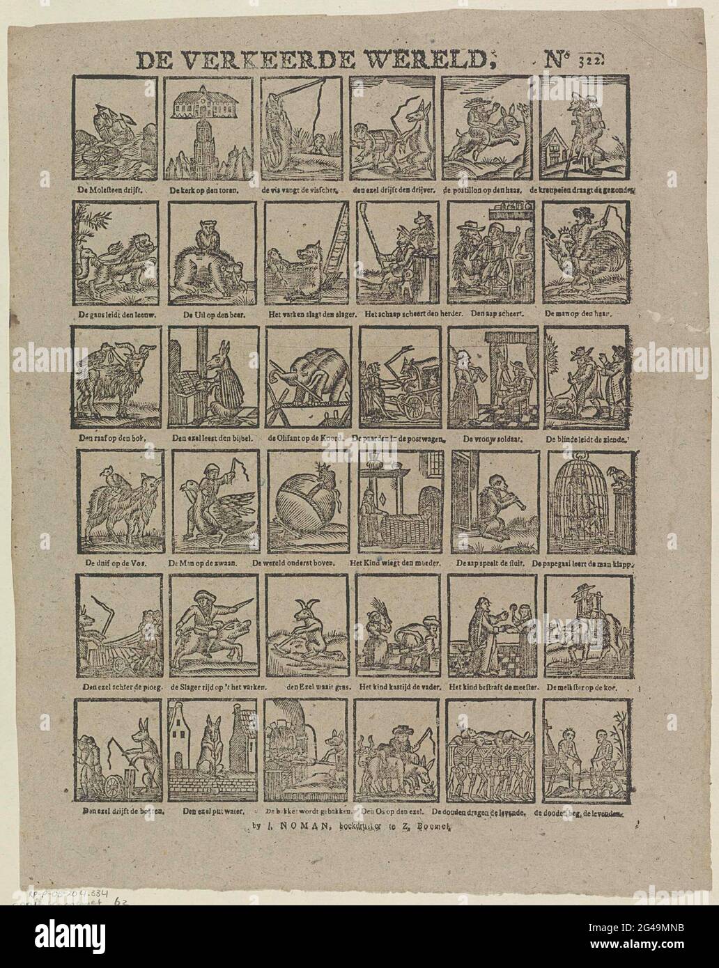 The wrong world. Sheet with 36 representations of the wrong world ...