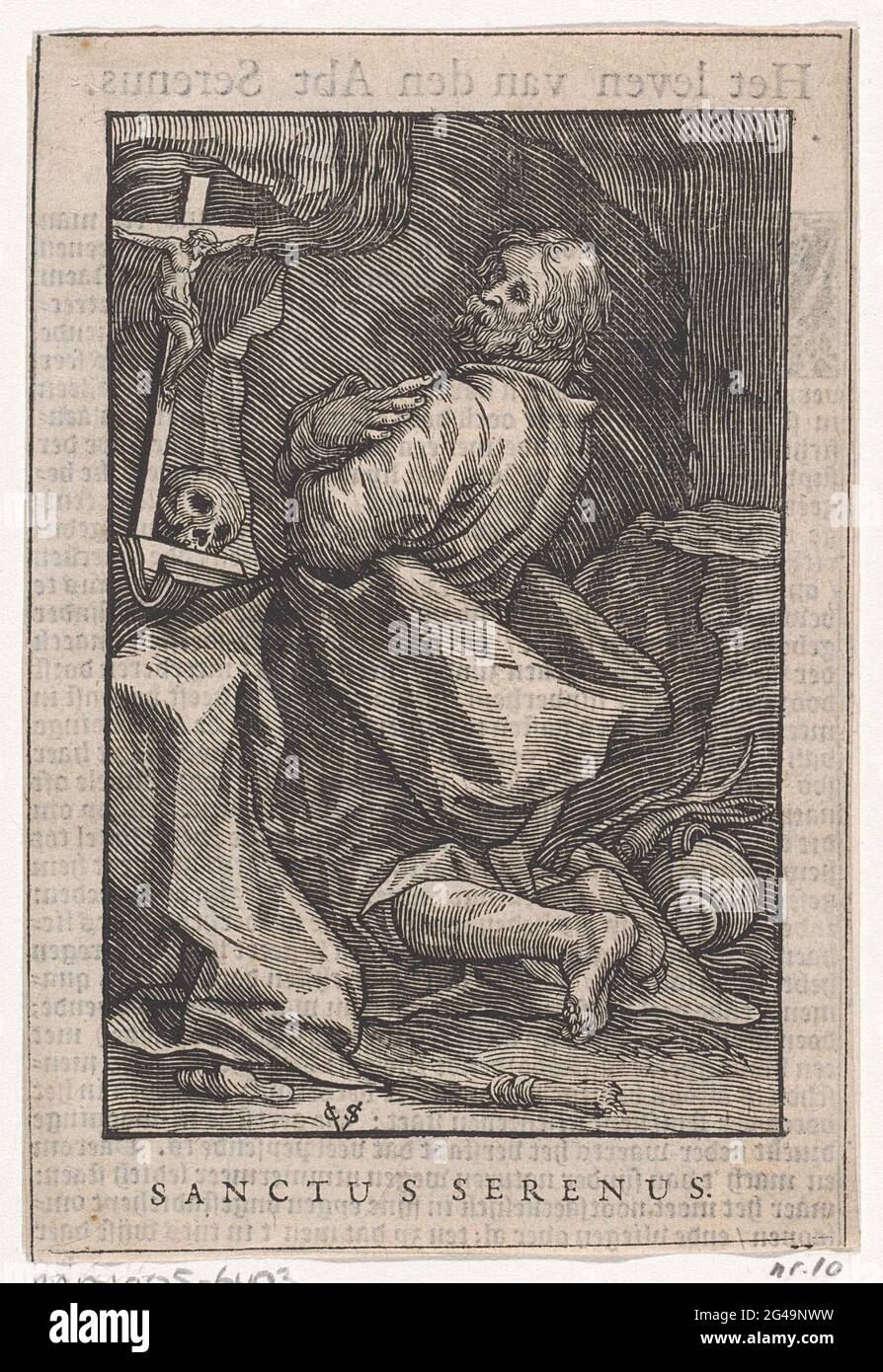 Serena as a holy hermit; St. Serena Stock Photo - Alamy