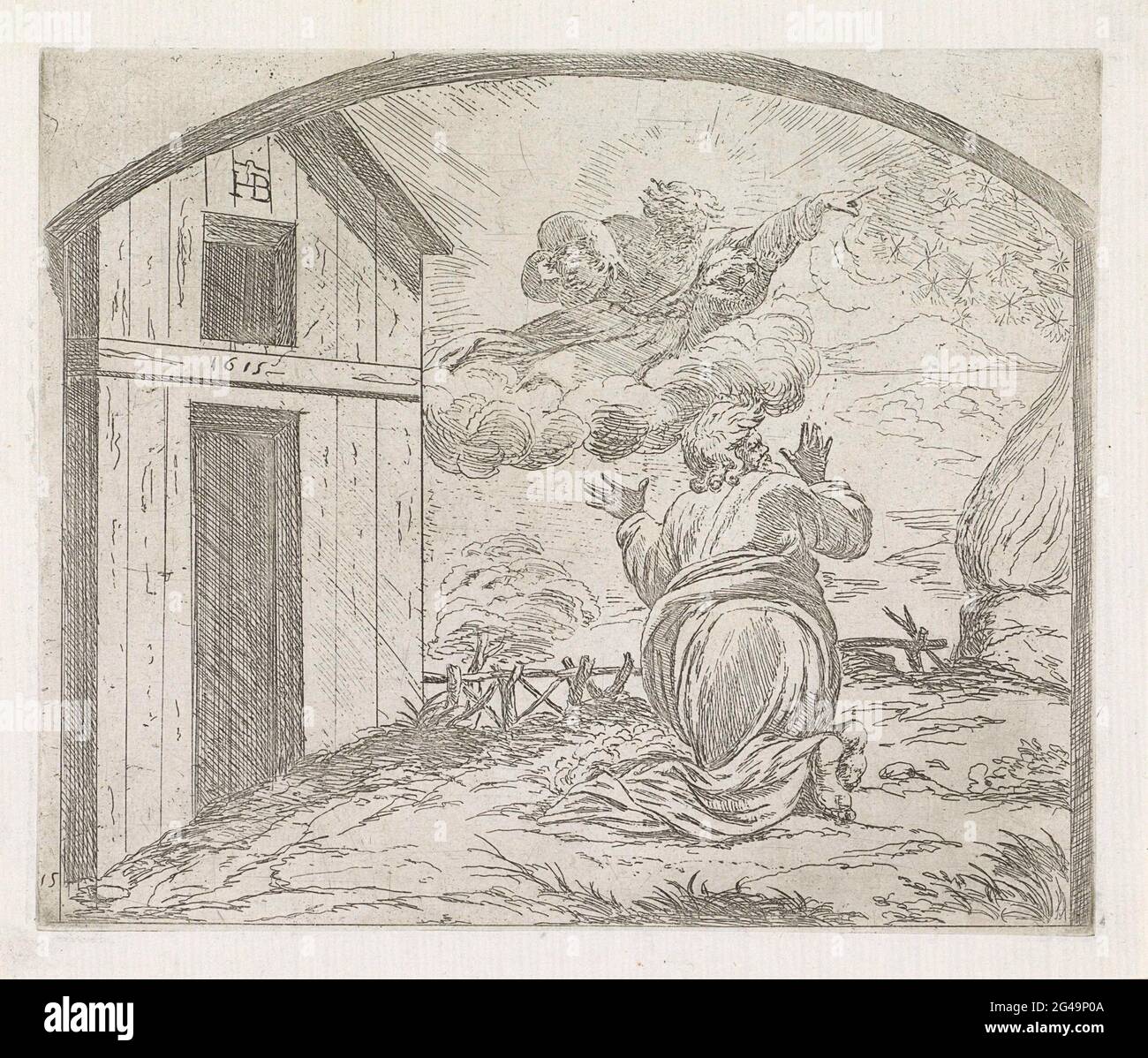 God tells Abraham's destination; Paintings in the Loggia of Rafaël ...