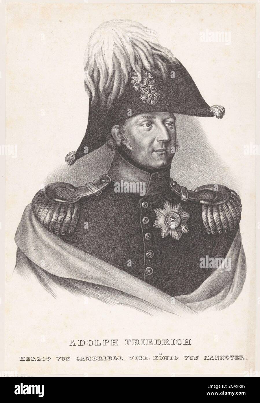 Portrait of Adolf Frederik, Duke of Cambridge. Portrait of Adolf ...