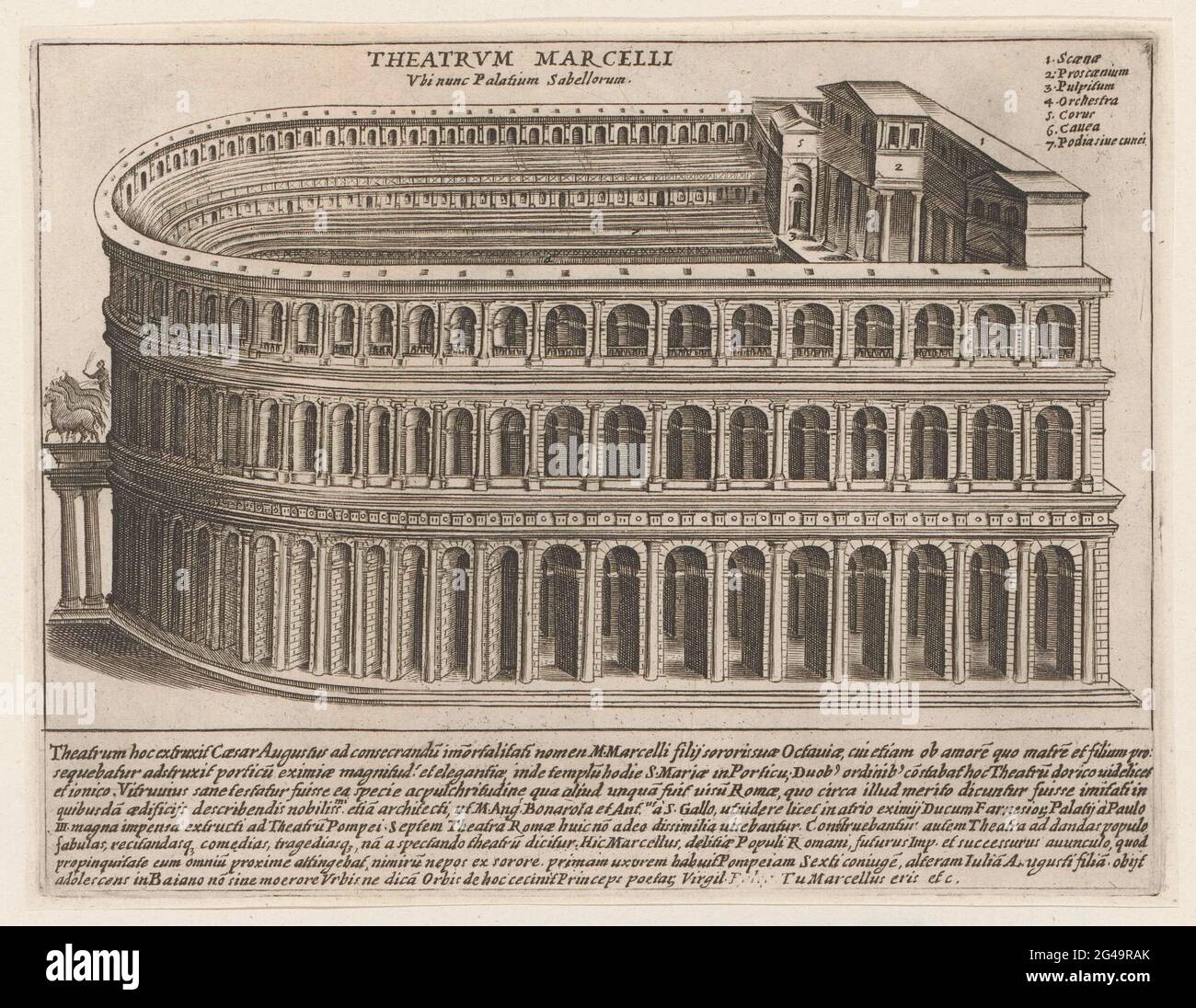 Marcellus theater rome reconstruction hi-res stock photography and ...