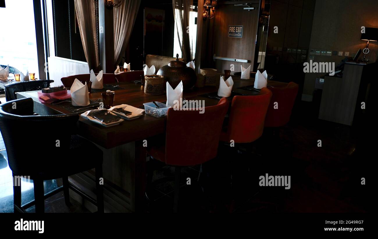 food The Continent Hotel Medinii Restaurant Bangkok Thailand Stock ...