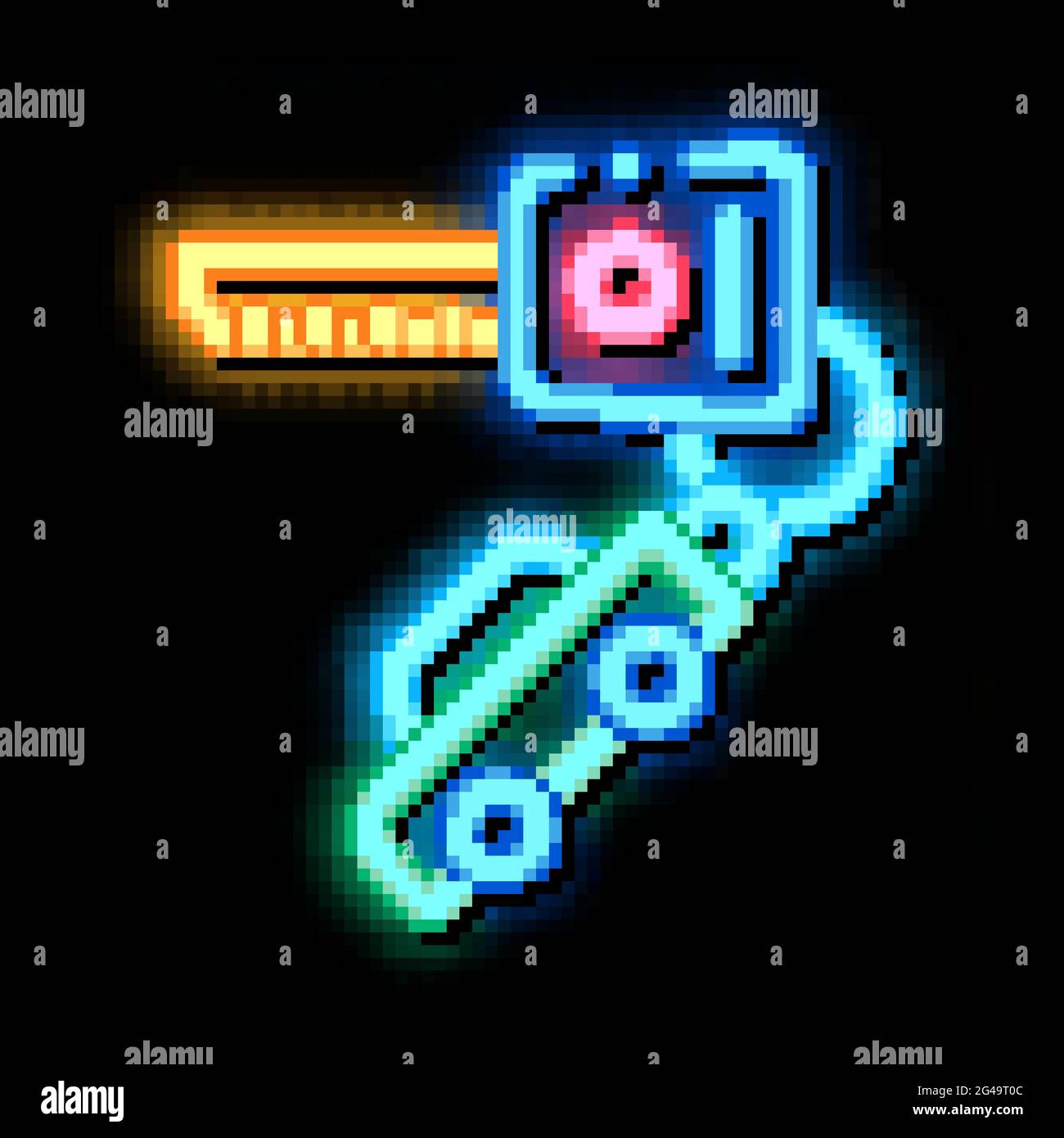 Glowing keys Stock Vector Images - Alamy