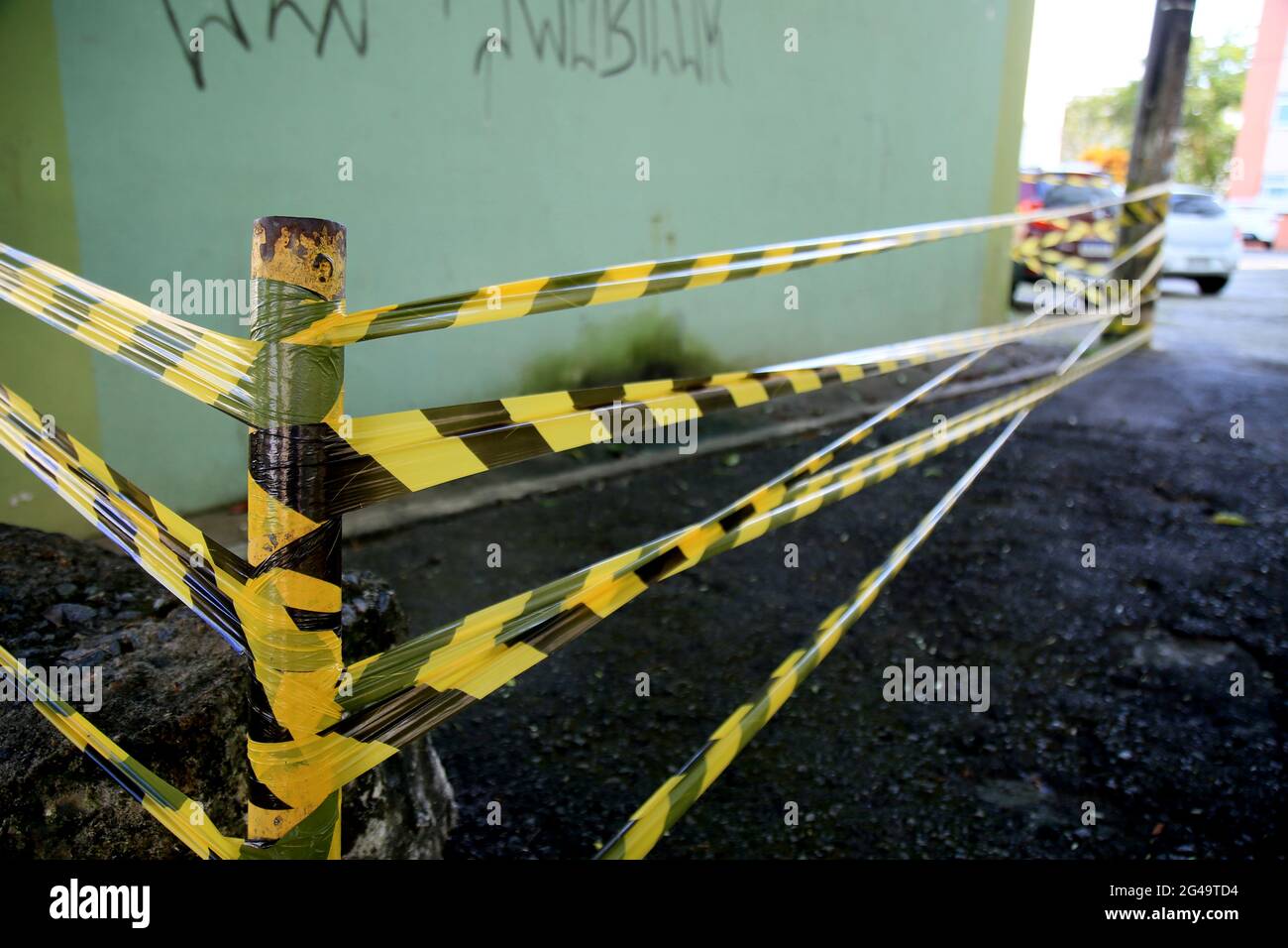 Brazil police tape hi-res stock photography and images - Alamy