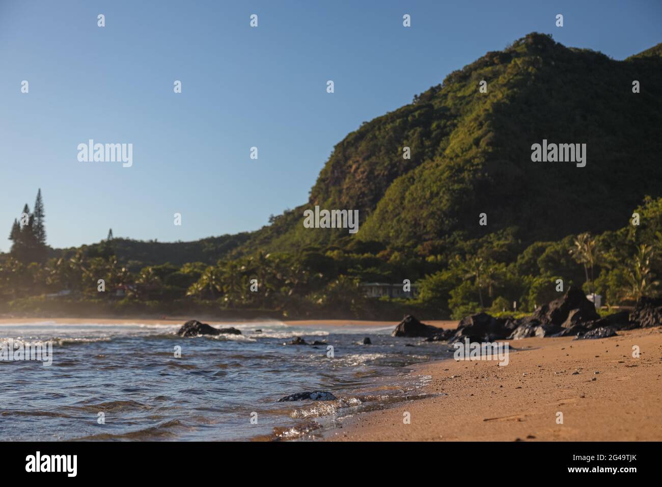 HANALEI, HAWAII, UNITED STATES - Jun 01, 2021: Dramatic landscape ...