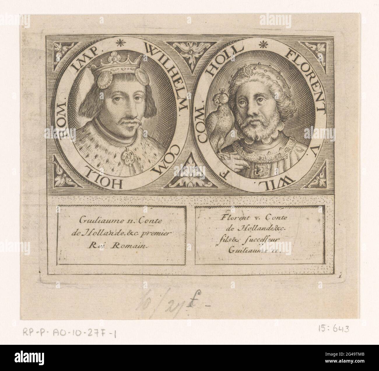 Portraits of Willem II and Floris V. Links A portrait of Willem II ...