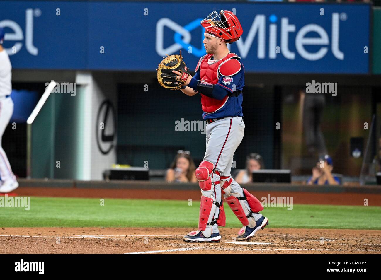June 19th, 2021: Minnesota Twins catcher Ryan Jeffers (27) during a ...