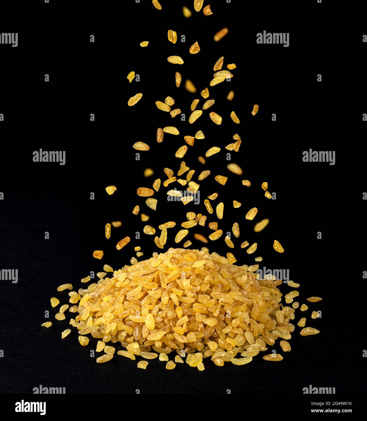 Wheat Grains Falling