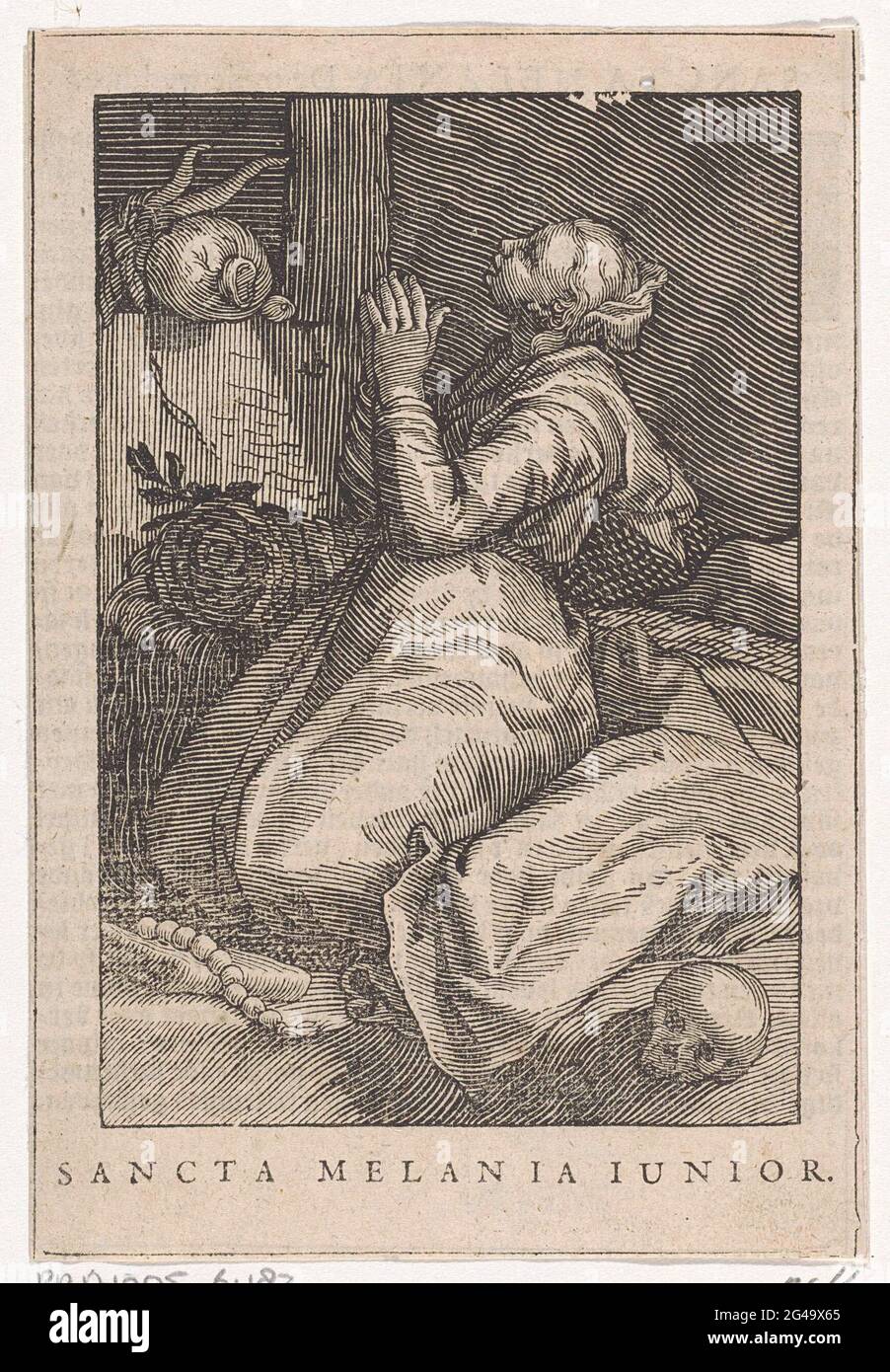 Saint Melania the Younger as a thermal ; Melanin holy Junior Stock ...