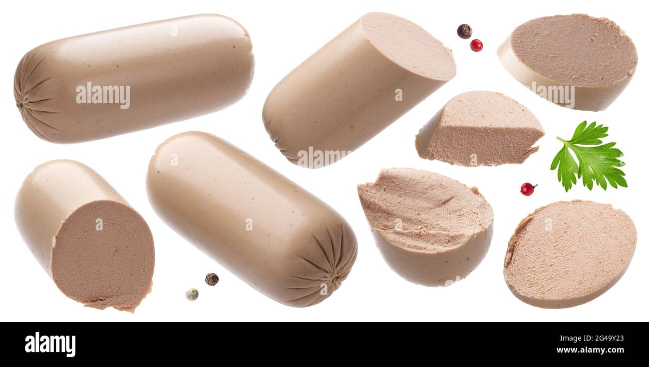 Food background sliced chicken Cut Out Stock Images & Pictures - Alamy