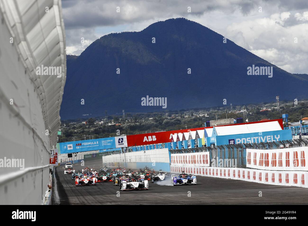 Race depart start during the 2021 Puebla ePrix, 5th meeting of the 2020 ...