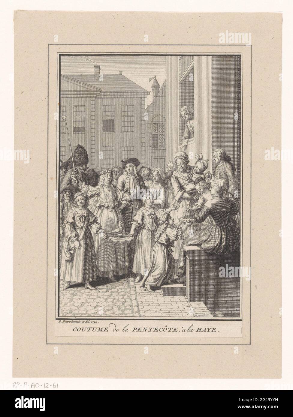 Pentecost Party in The Hague; Coutume de la Pentecote, à la Haye ...
